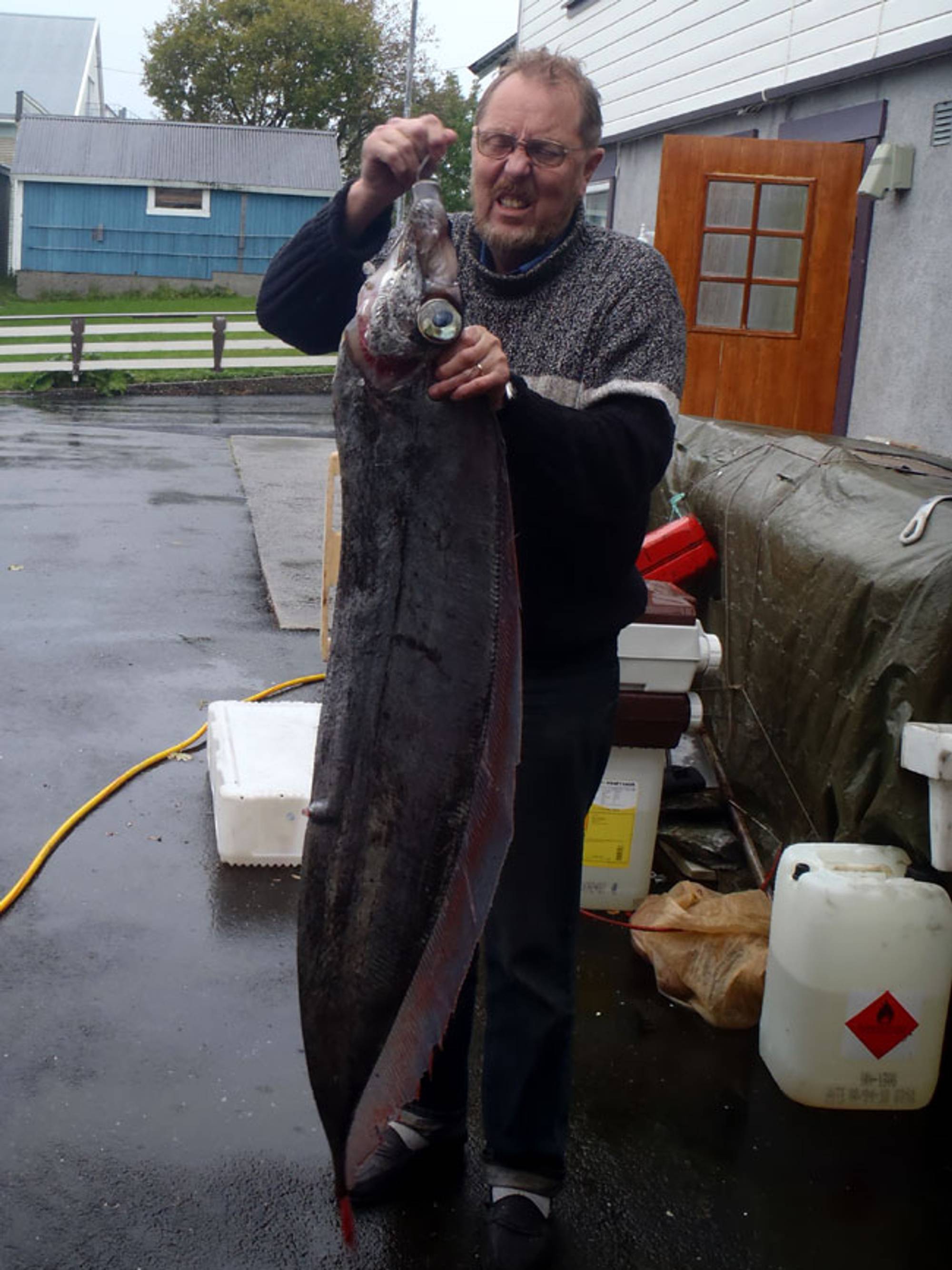 Fanget sjelden fisk med nevene – NRK Nordland