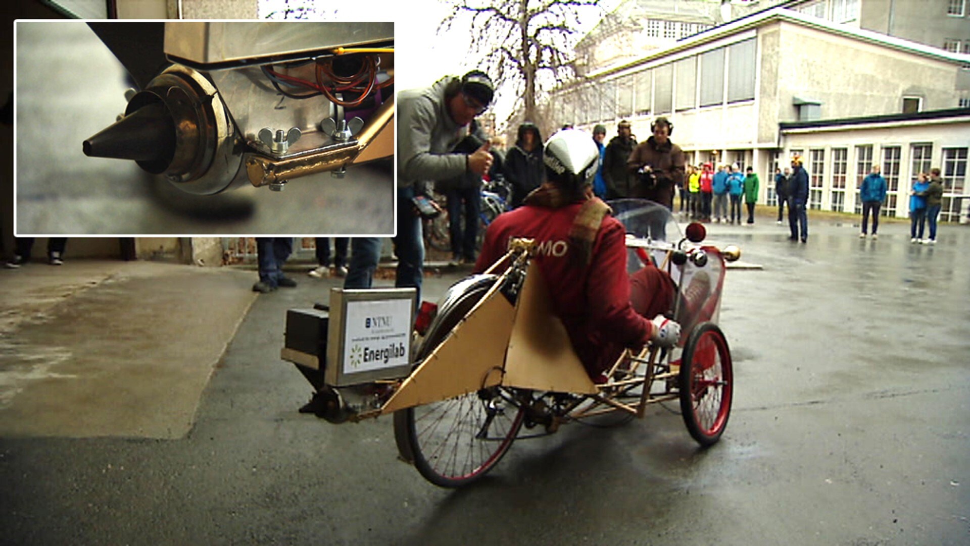 Denne sykkelen har jet-motor – NRK Trøndelag – Lokale nyheter, TV og radio
