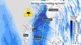 Trafikk: Farevarsel for skred og mye regn i deler av Sør-Norge – veier kan bli stengt på kort ...