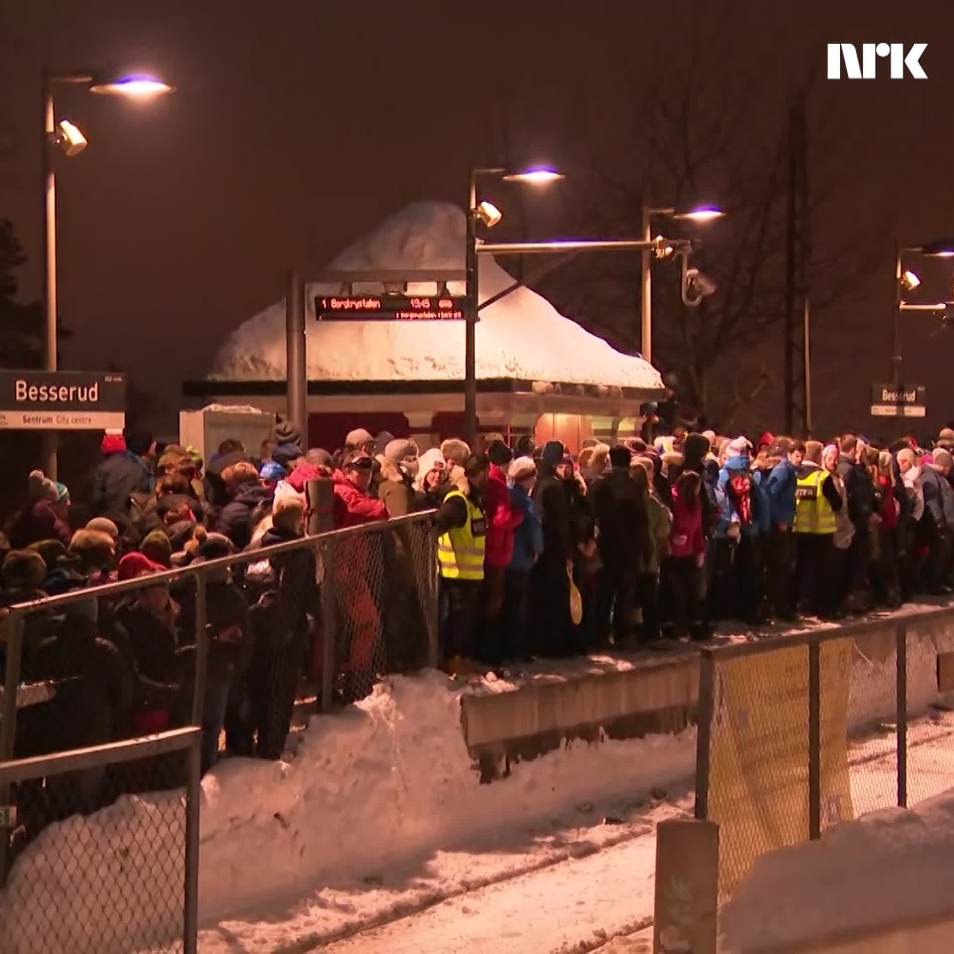 Fyll og fanteri i Kollen under skifest – NRK