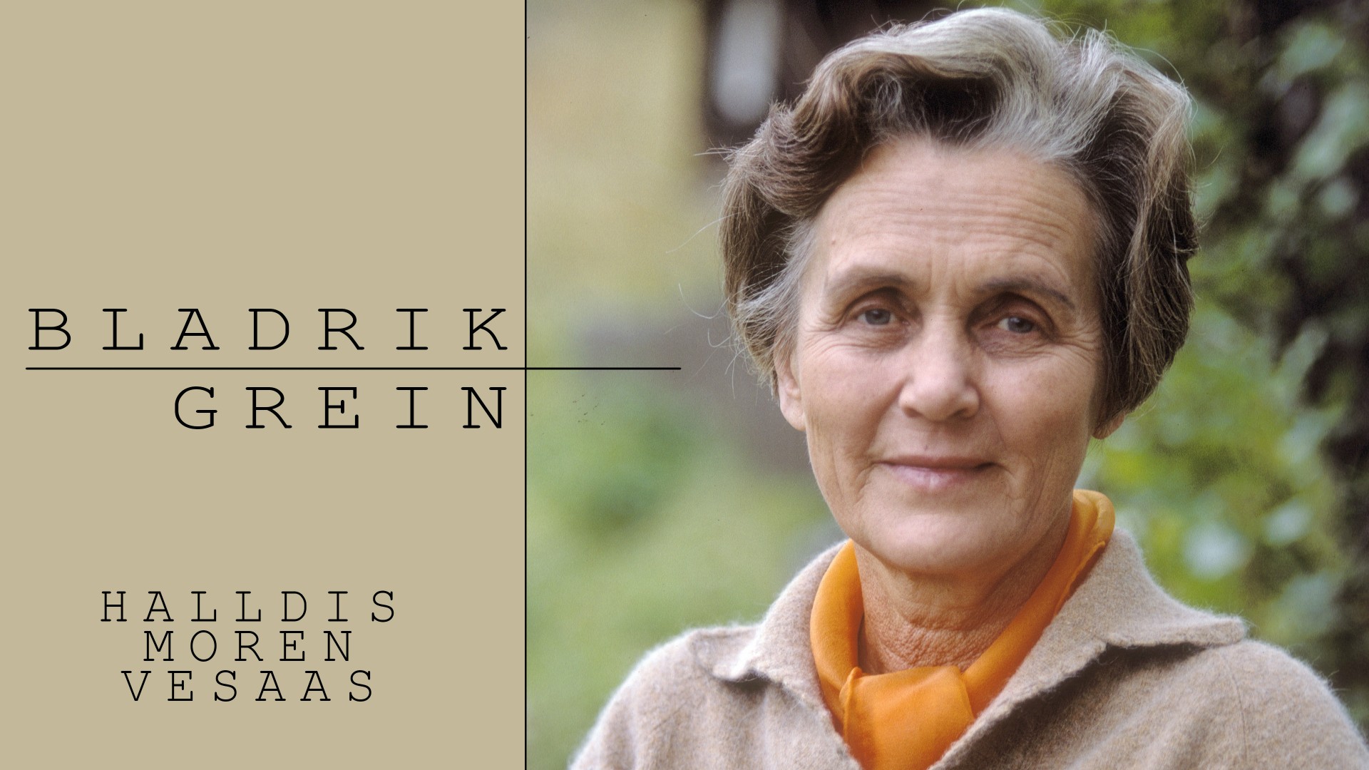 Bladrik grein - Halldis Moren Vesaas - NRK TV