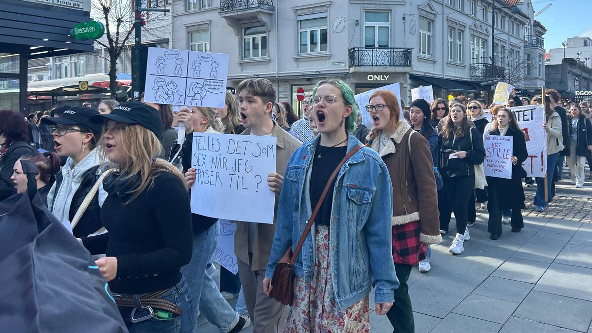Demonstrasjon til støtte for voldtektsofre – NRK Sørlandet – Lokale ...