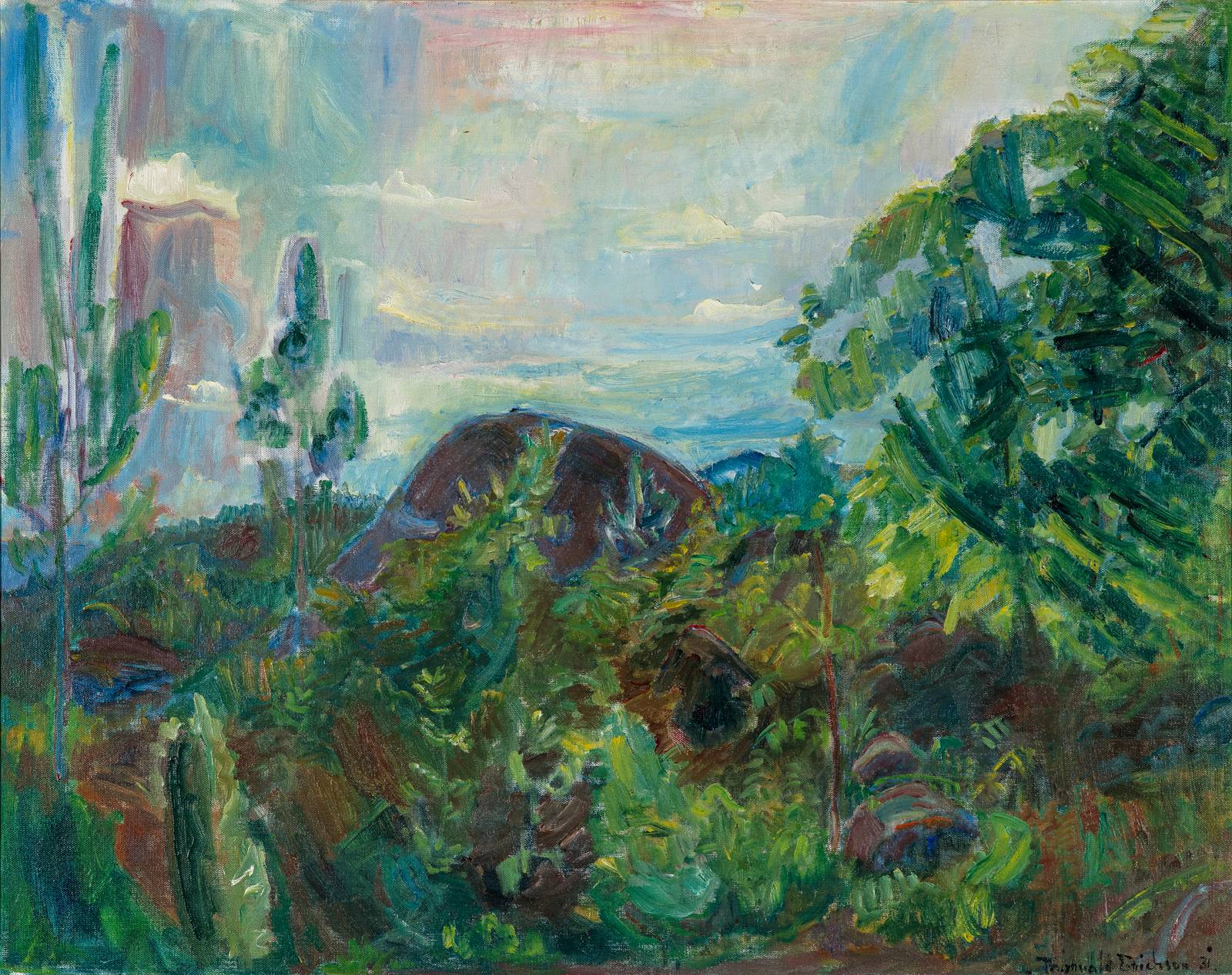 Anmeldelse: «Thorvald Erichsen – Levende landskap» på Drammens Museum ...