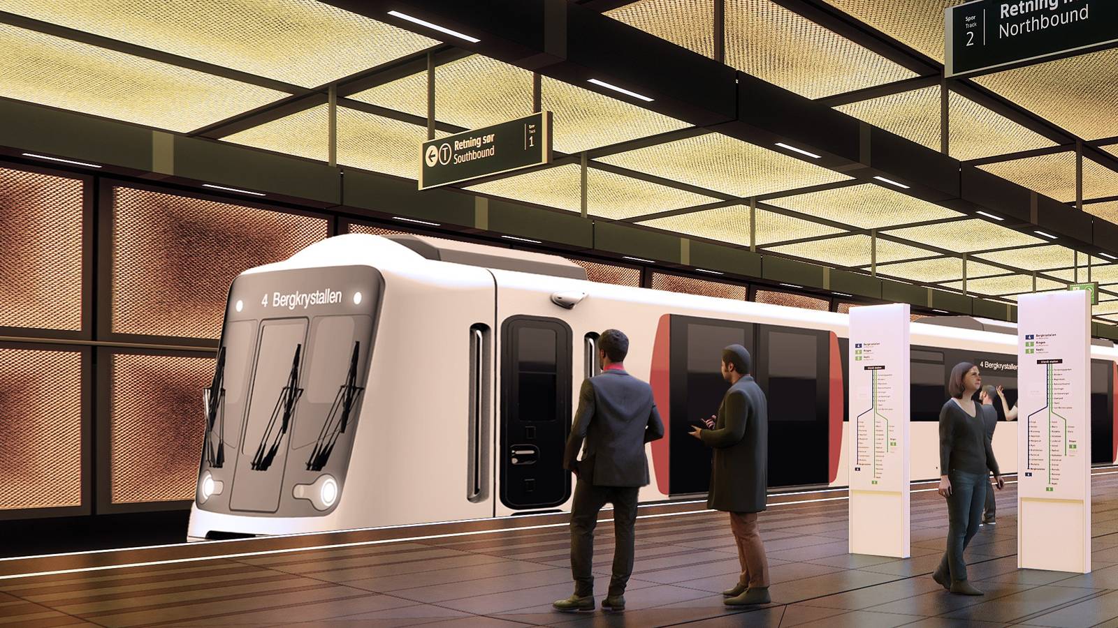 Sporveien har skrevet kontrakt for 20 nye togsett til T-banen – Stor-Oslo