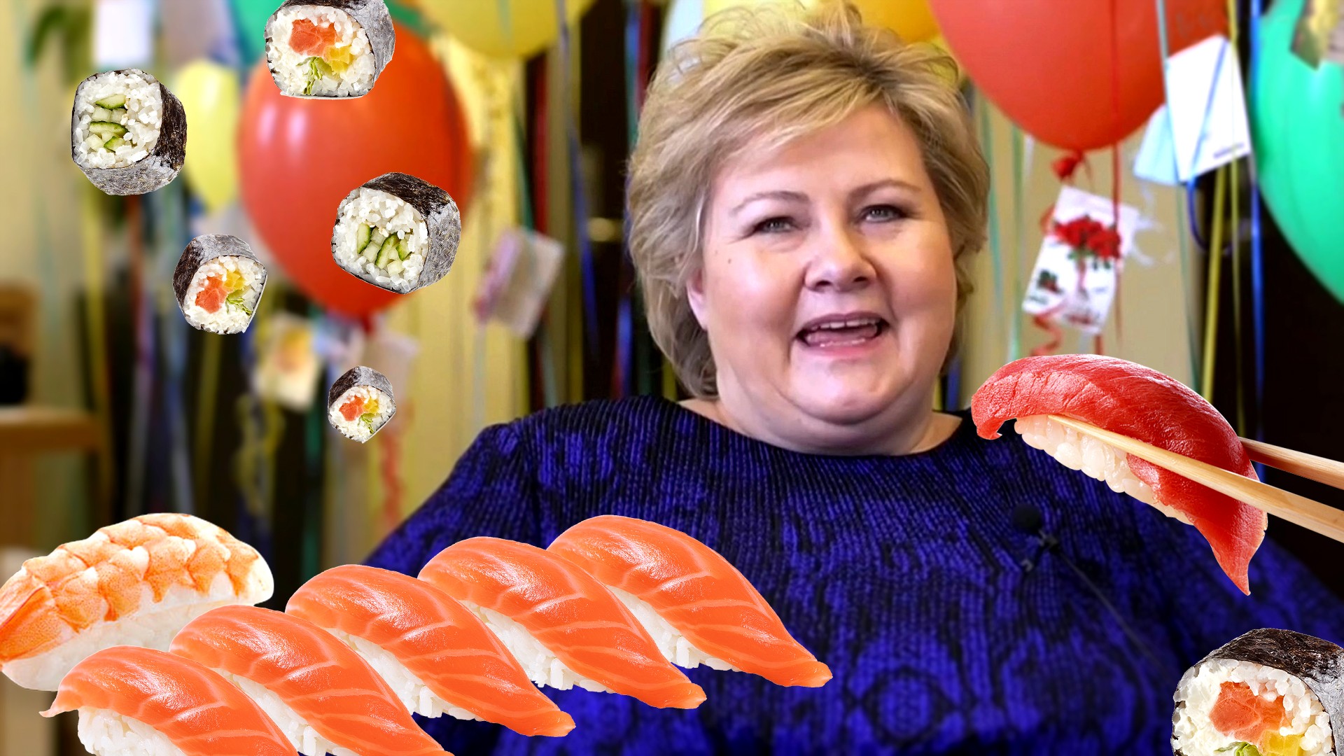 Songar frå nyheitene: «Vi var for mangen» - Erna Solberg – NRK