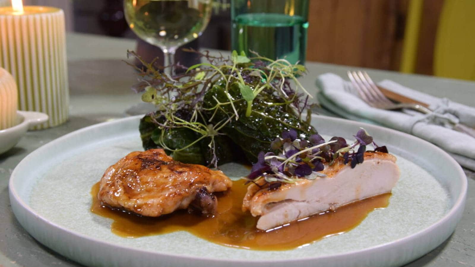 Konfitert kylling med sjysaus – NRK Mat – Oppskrifter og inspirasjon