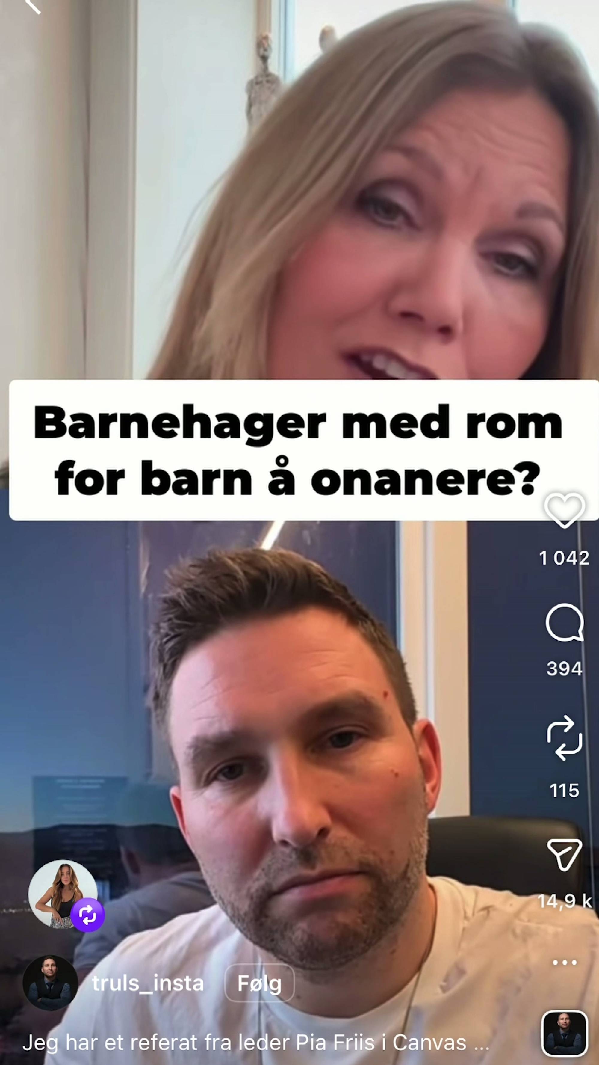 Slår tilbake mot påstander om «onanirom» i barnehager: – Helt vilt ...