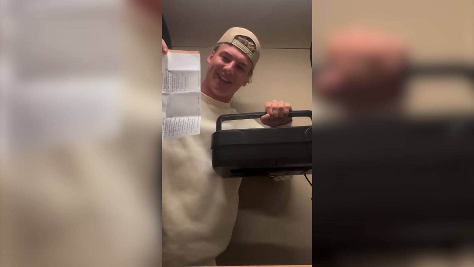 AUF-leiar Gaute Skjervø reagerer på video der Henrik Lie Viken frå ...