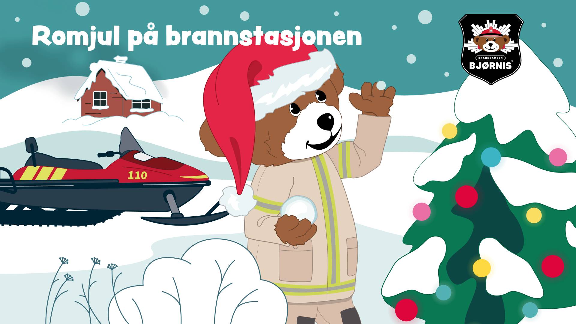 Brannbamsen Bjørnis. Romjul på brannstasjonen. - Brannbamsen Bjørnis ...