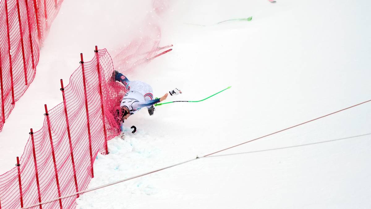 Marte Monsen og Lindsey Vonn krasjet stygt like før OL – NRK Sport ...