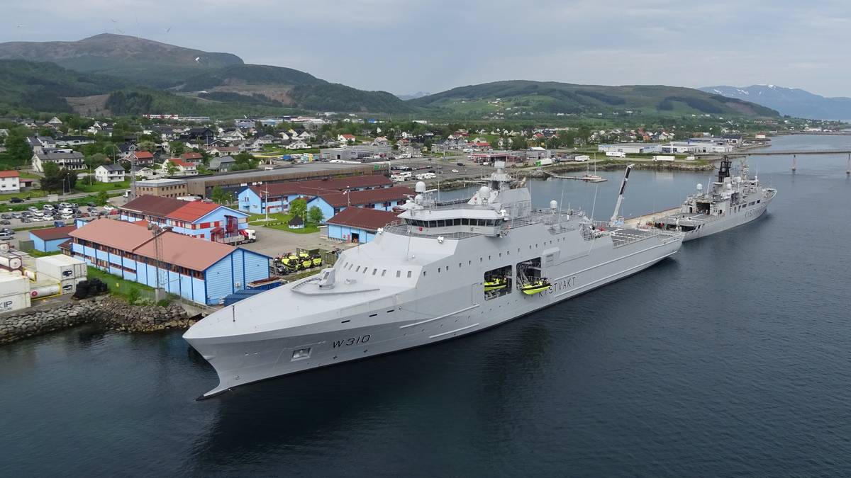 Kystvaktens nyeste skip til kai på Sortland – NRK Nordland