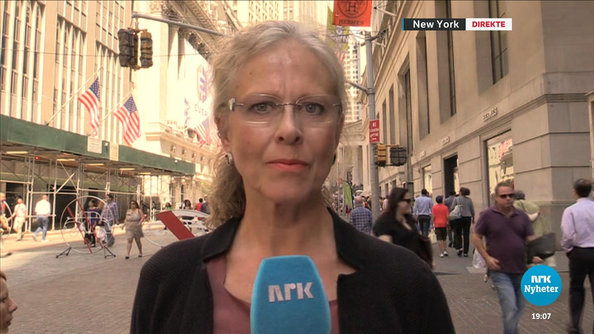 Gro Holm om børsraset – NRK