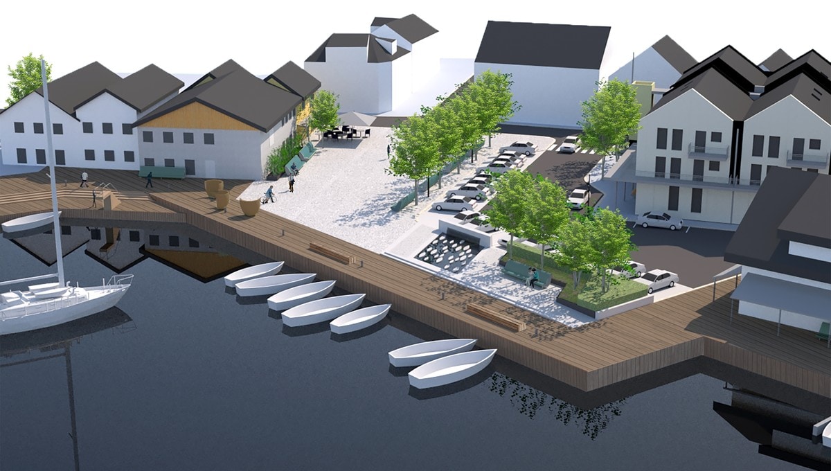 Slik blir «nye» Sand sentrum sjåande ut – NRK Rogaland – Lokale nyheter ...