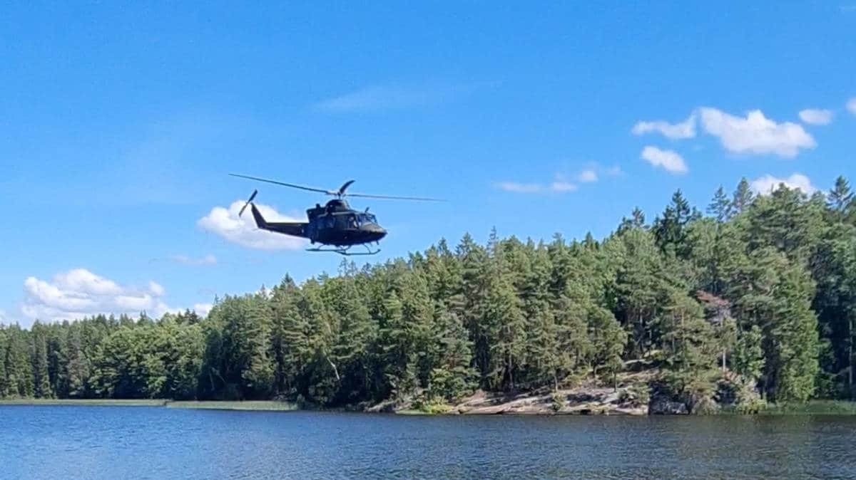 Forsvarets helikopter fløy rett over hodet til badende barn – NRK ...