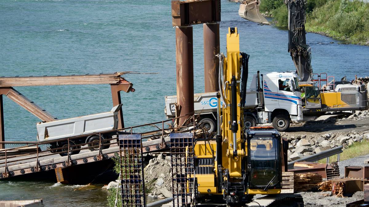 Tretten: Kan ikke love en midlertidig bru – Siste nytt – NRK