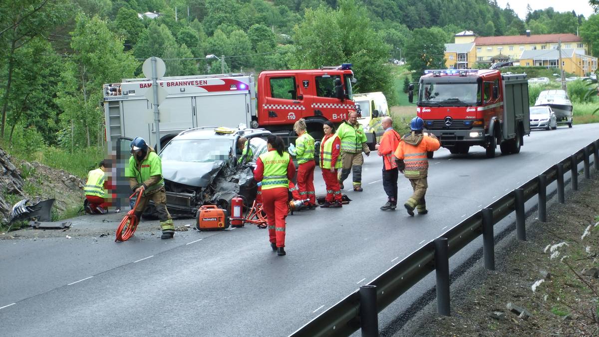 Trafikkulykke På E18 I Bamble Nrk Vestfold Og Telemark Lokale