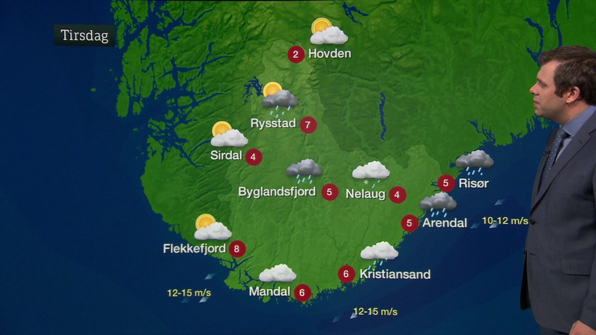 Slik Blir Været Tirsdag Nrk Sørlandet Lokale Nyheter Tv Og Radio
