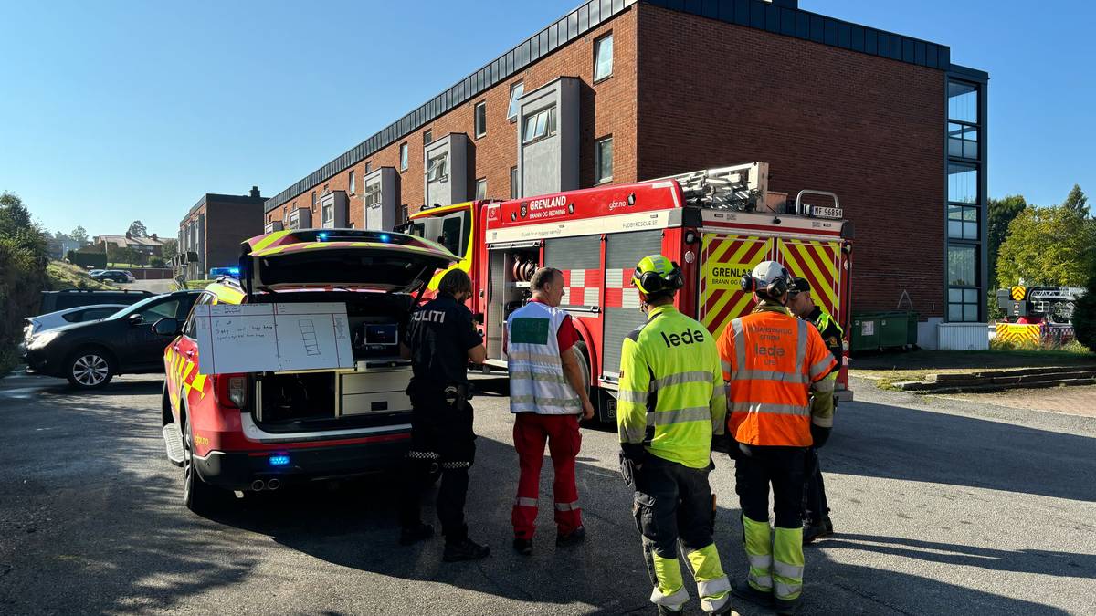 Brann I Porsgrunn Evakuerer Beboere Nrk Vestfold Og Telemark