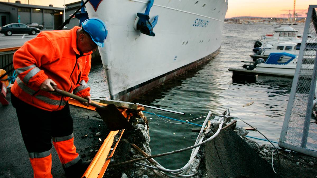 Skoleskip braste i kaia – Stor-Oslo