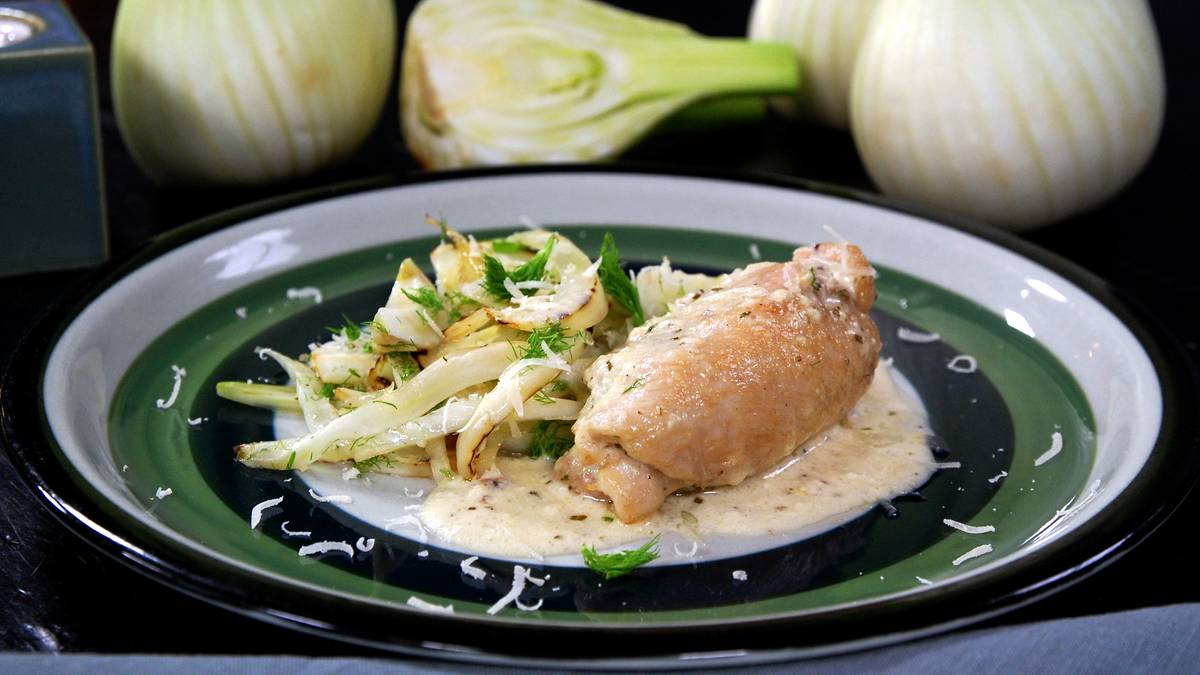 Kyllingruller med fennikelsalat – NRK Mat – Oppskrifter og inspirasjon