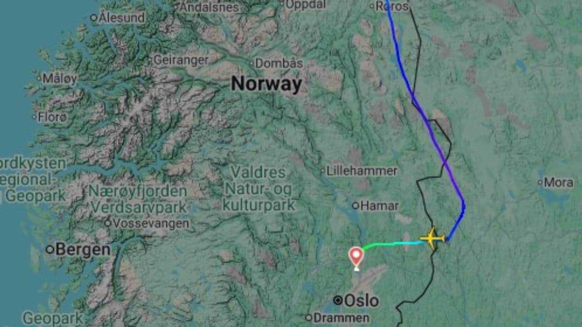 Slåsskamp i kabinen: Fly på vei fra Værnes til Polen måtte lande i Oslo ...