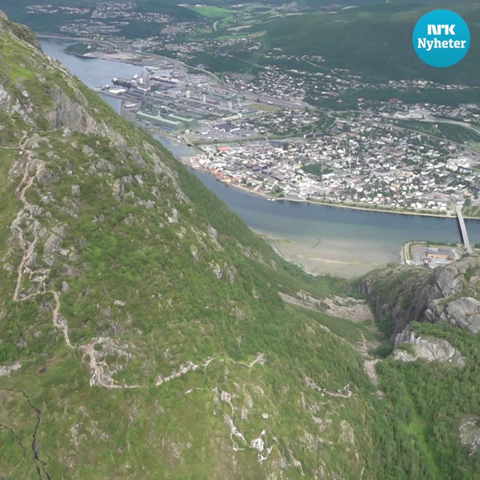 Slik ser verdens lengste steintrapp ut – NRK