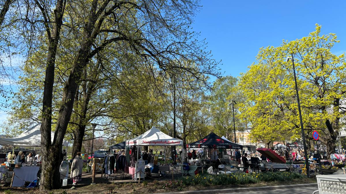 Mange på loppemarked i Hamar sentrum – NRK Innlandet – Lokale nyheter ...