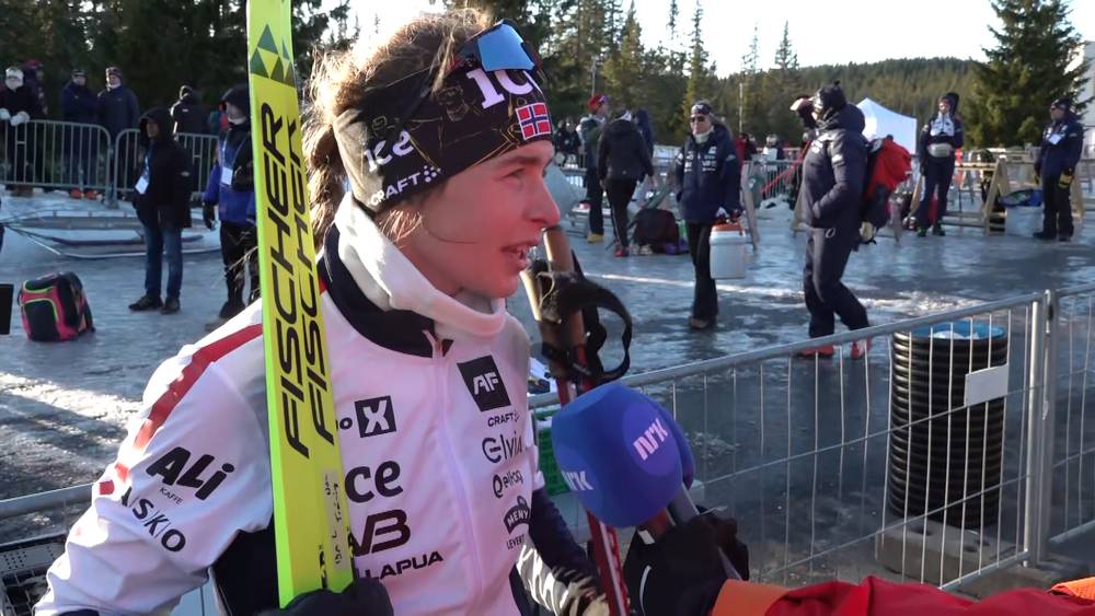 Jann Post stusset over nivået på Sjusjøen på kvinnenes sprint i ...
