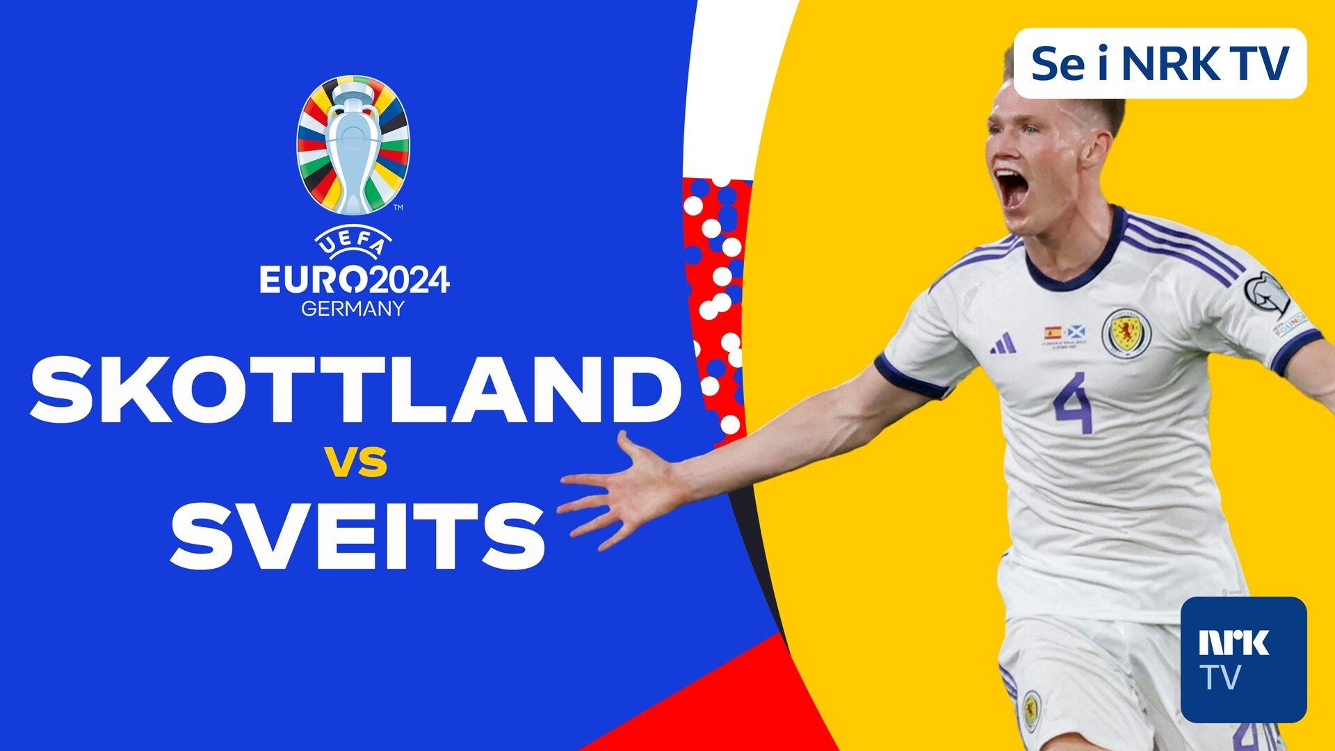 Skottland - Sveits - Fotball - EM 2024 - radio - NRK Radio