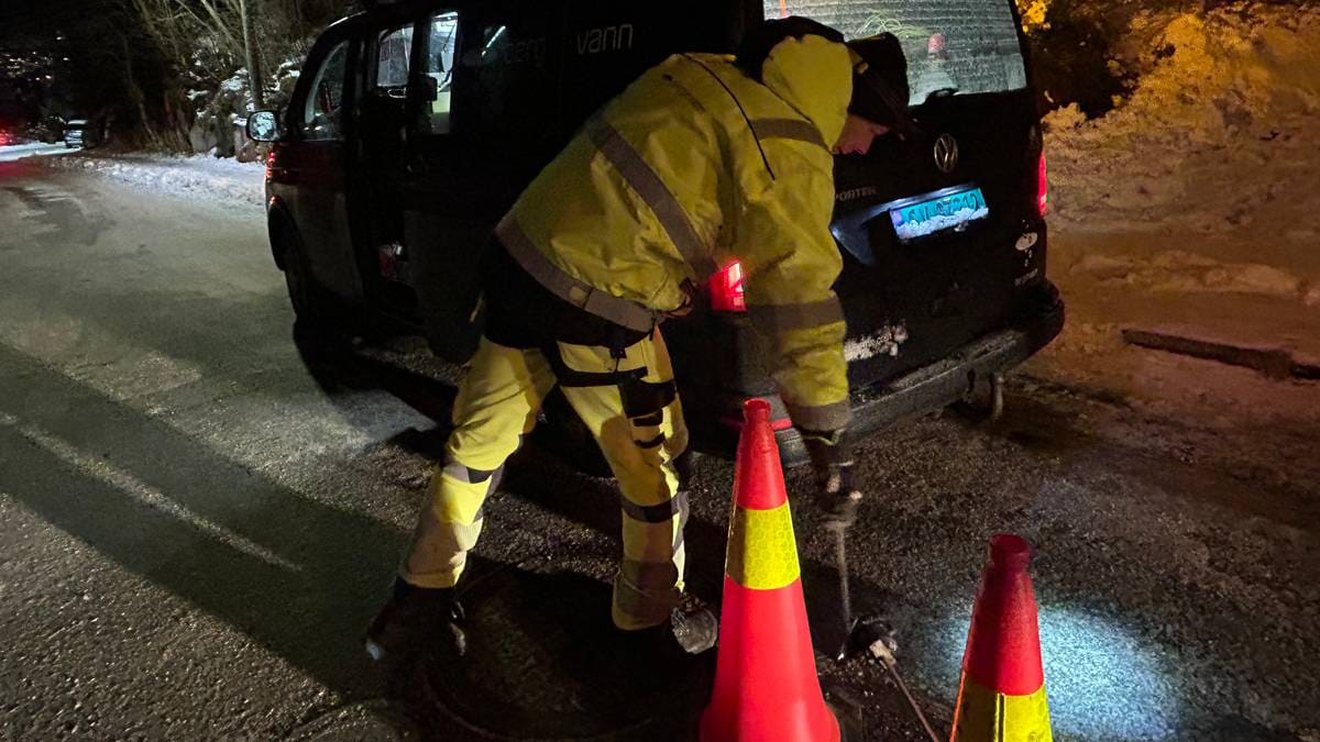 Kulda skapar problem for vassrøyr i Bergen – NRK Vestland