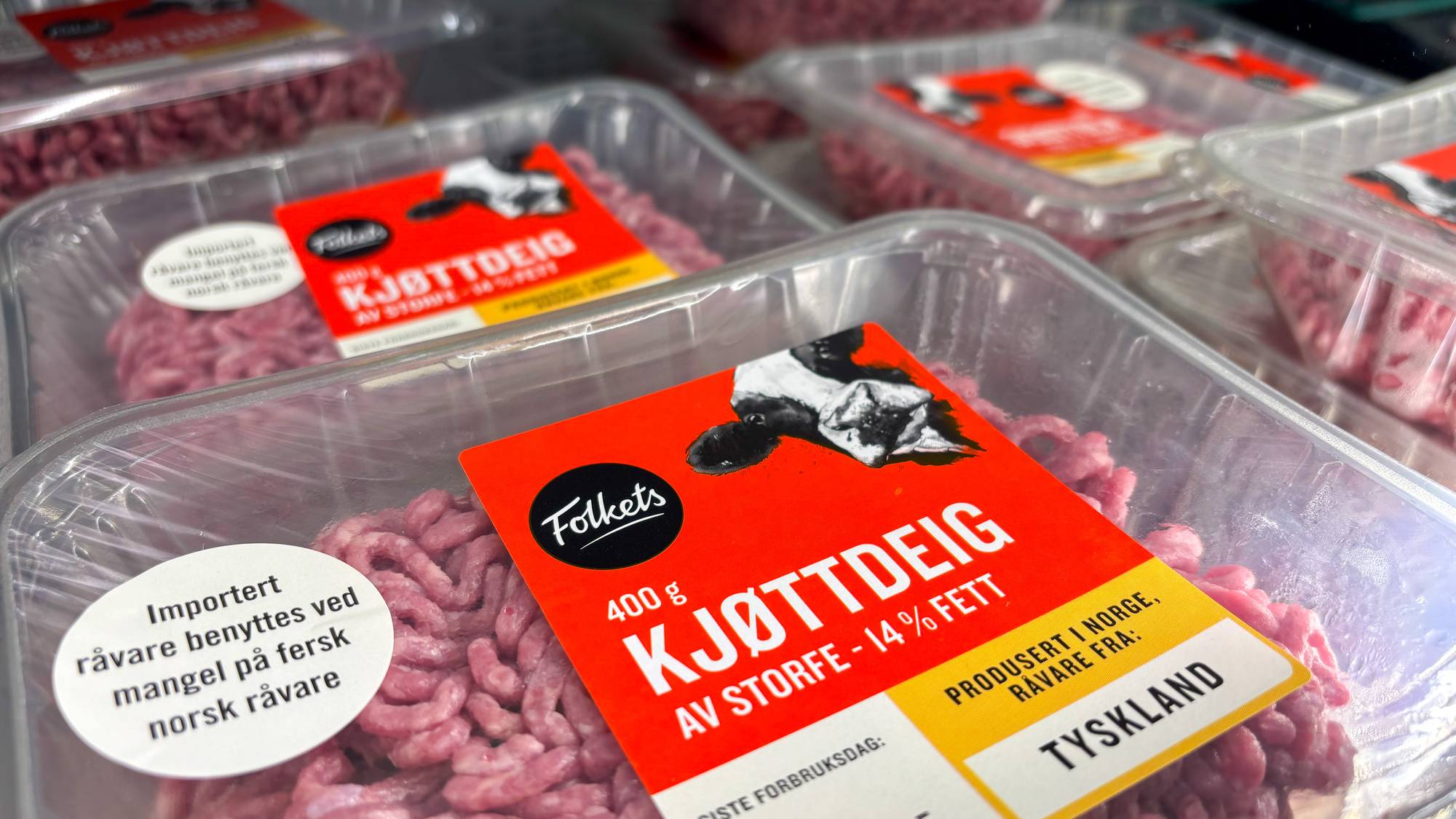 Kjøttdeig fra Gilde, Rema, Coop og First Price inneholder fryst kjøtt ...