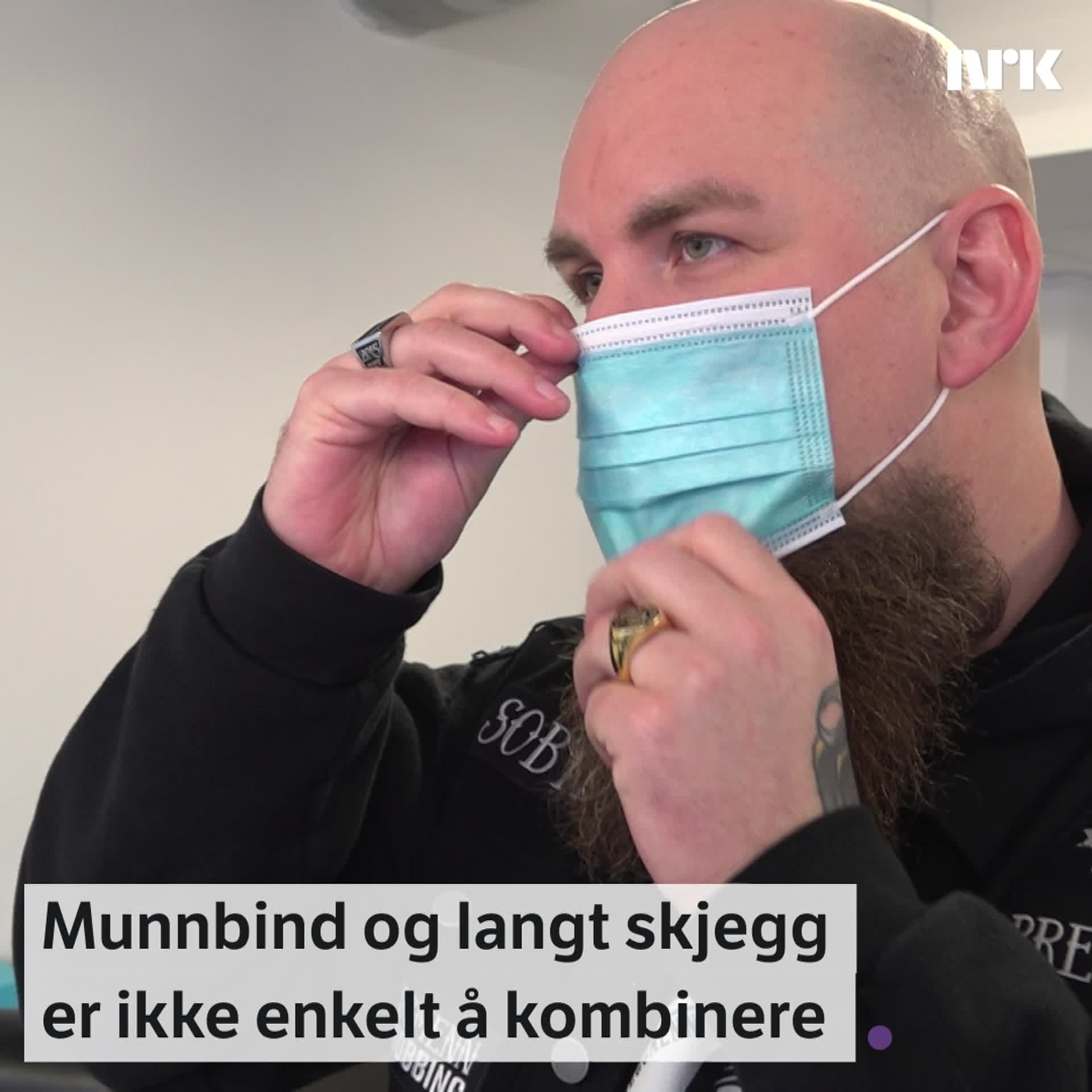 Hvordan kombinere munnbind og langt skjegg? – NRK