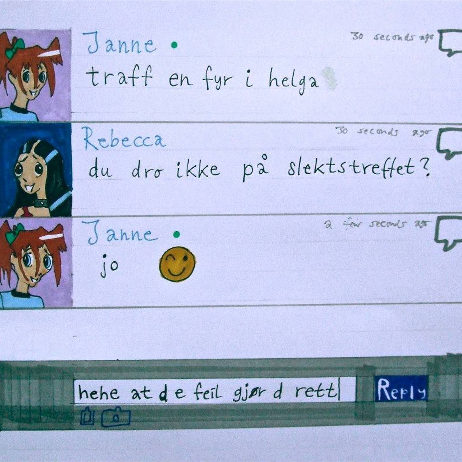 Lager Facebook-tegneserie om venner – NRK Kultur og underholdning