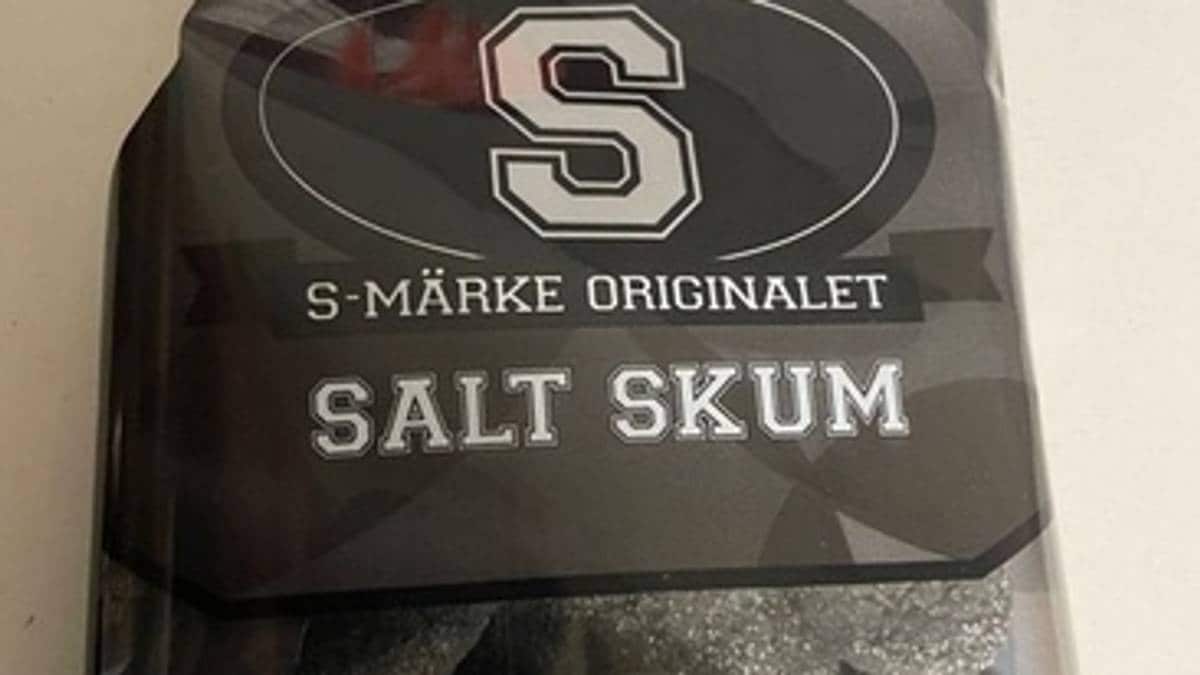 Godteriet Salt Skum fra S-märke trekkes tilbake etter funn av trefliser ...